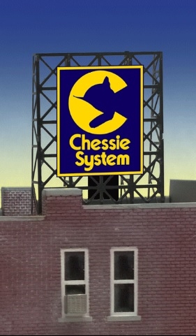 Miller Engineering 33-9070MLG Chessie Billboard, Animated Neon Style ...