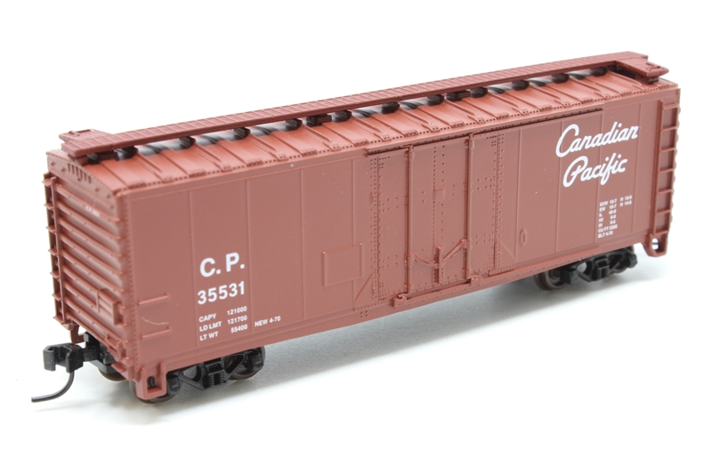 Atlas 33252ATL 40' plug door boxcar of the Canadian Pacific - box car red