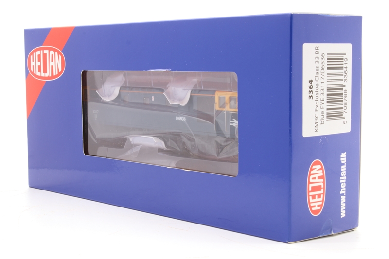 Heljan 3364HEL Class 33/1 33117/D6536 in BR blue with full - Hattons