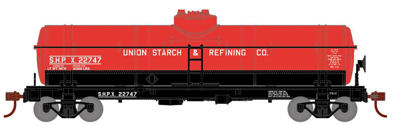 Athearn 3381ATH 1-Dome Tank of the Union Starch/SHPX #22747