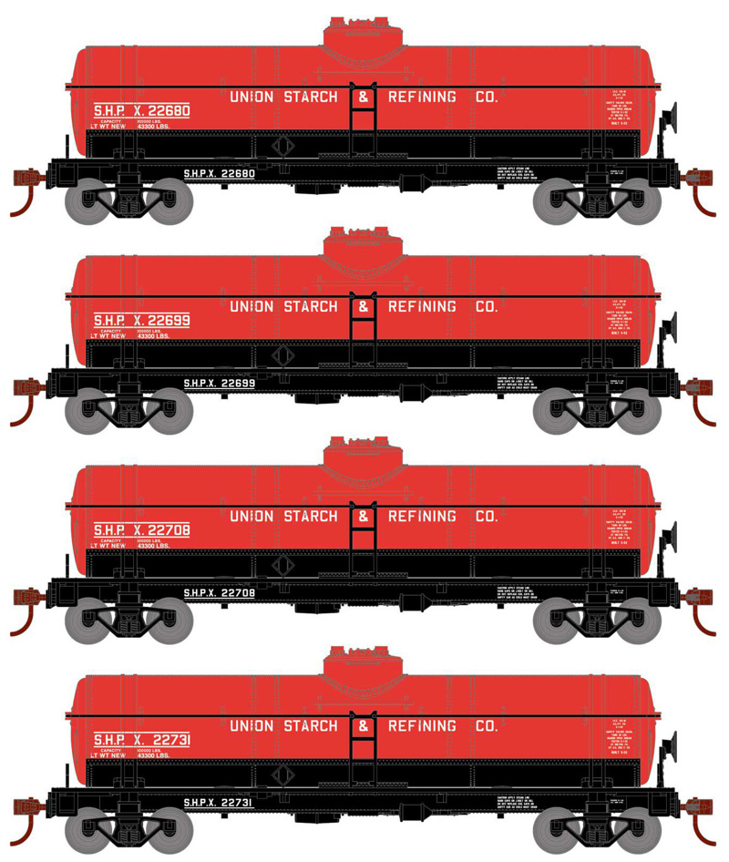 Athearn 3382ATH 1-Dome Tank of the Union Starch/SHPX #1 (4)