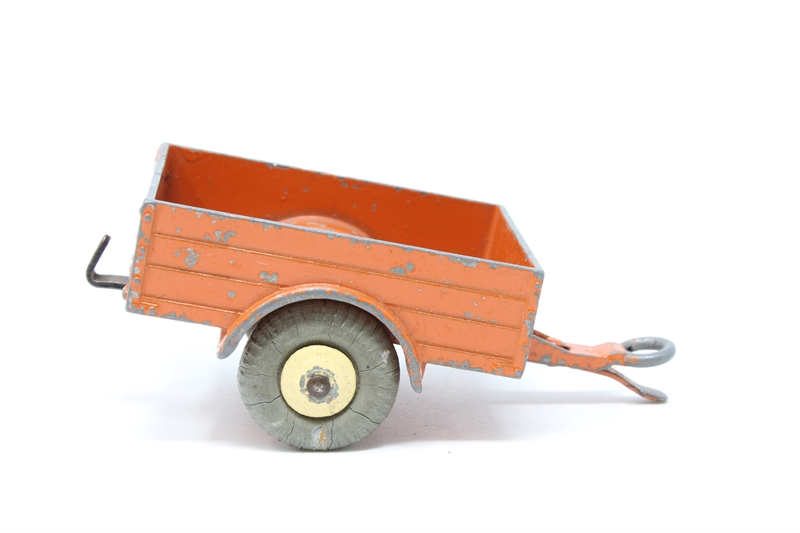 Dinky Toys 341DIN Land Rover trailer in orange - Hattons