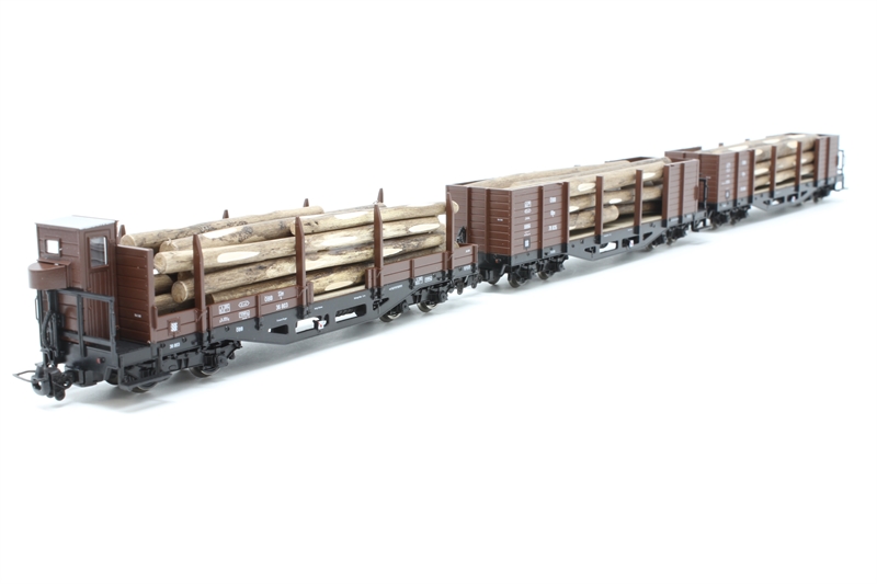 Roco 34609 Timber Transportation Wagon Set of the OBB - Hattons