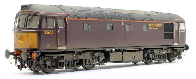 Heljan 3465W Custom Weathered Class 33 West Coast Railways - Hattons