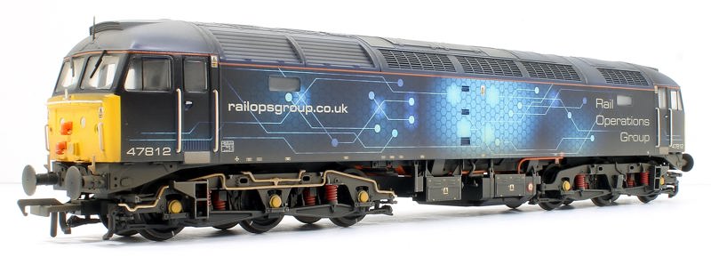Bachmann Branchline 35-412ZW Custom Weathered Class 47/4 47812 Rail