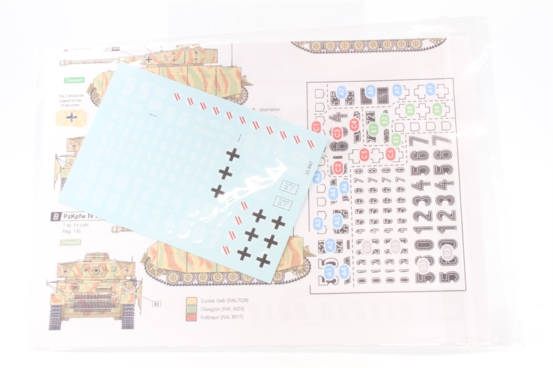 Star Decals 35-847SDA Panzer Lehr-Div. in France 1944 Part 1 (Panzer IV