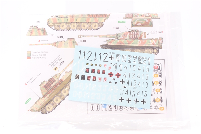 Star Decals 35-855SDA Panzer Mix #2 (Panther A, Tiger I Late) East