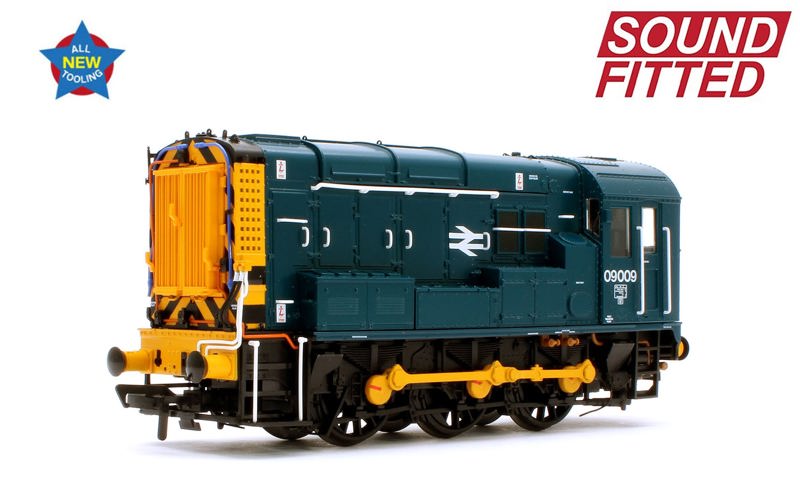 Bachmann Branchline 35-921SF Class 09 09009 BR Blue (Wasp - Hattons