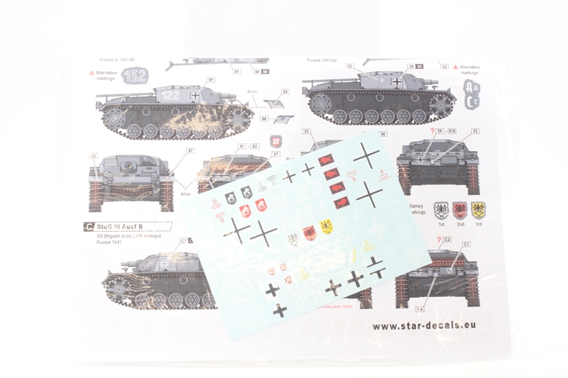 Star Decals 35-996SDA Sturm #4. StuG III Ausf B. Eastern Front 1941-42