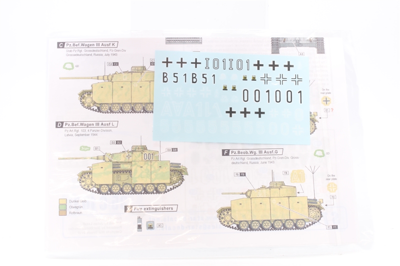 Star Decals 35-C1038 Befehlspanzer 3 Panzer III