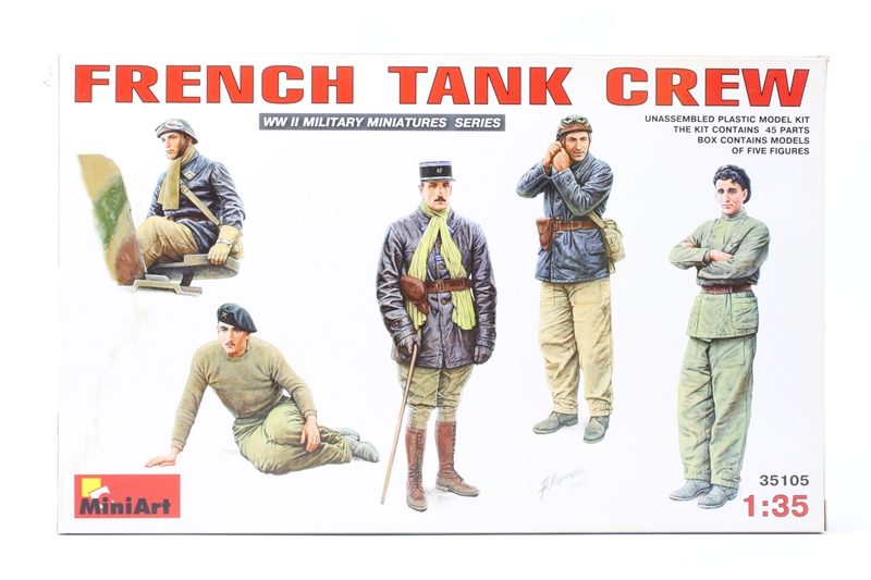 MiniArt 35105MIA French Tank Crew - Hattons