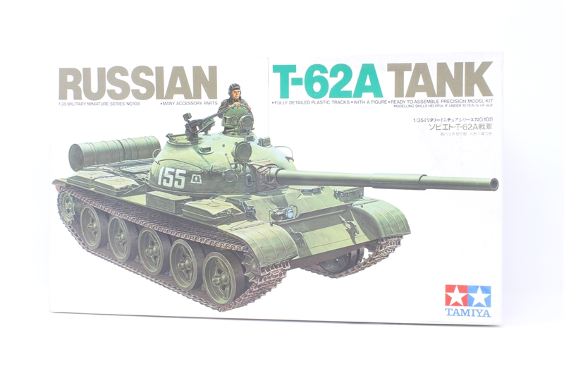 Tamiya 35108TAM Russian T-62A Tank - Hattons
