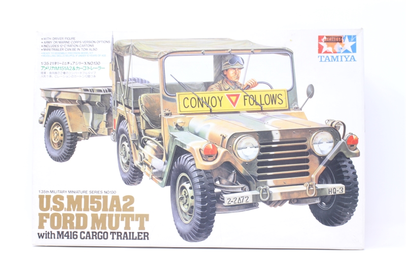 Tamiya 35130TAM M151A2 with cargo trailer LTD