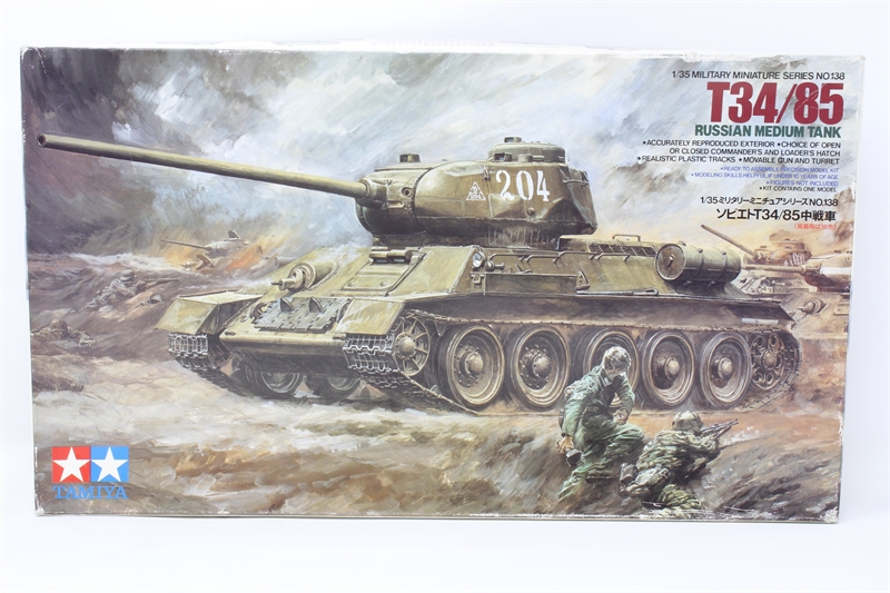 Tamiya 35138TAM Russian Tank T34 / 85 LTD