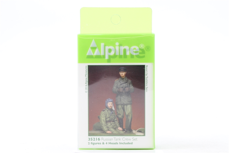 Alpine Miniatures 35216ALPN WW2 Russian Tank Crew Set