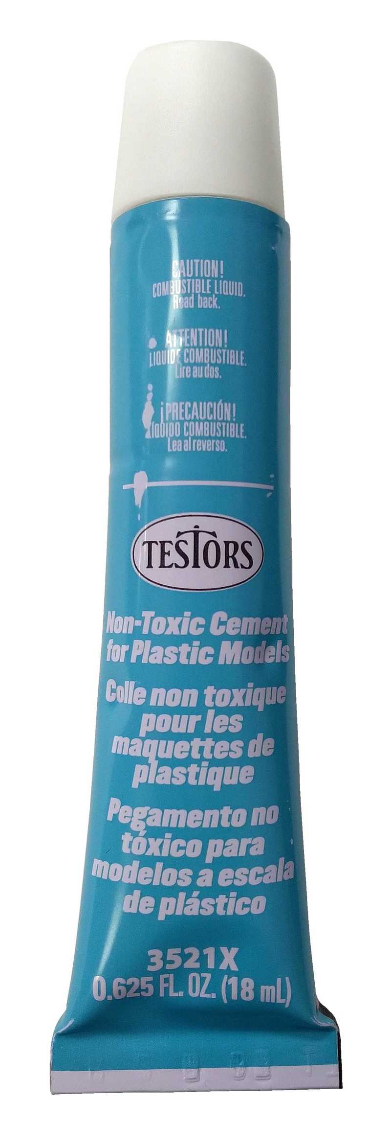 Testors 3521TET Non-Toxic Cement for Plastic Models - Hattons