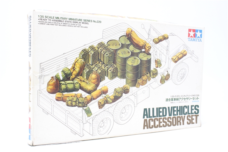 Tamiya 35229TAM Allied Vehicles Accessory Set - Hattons