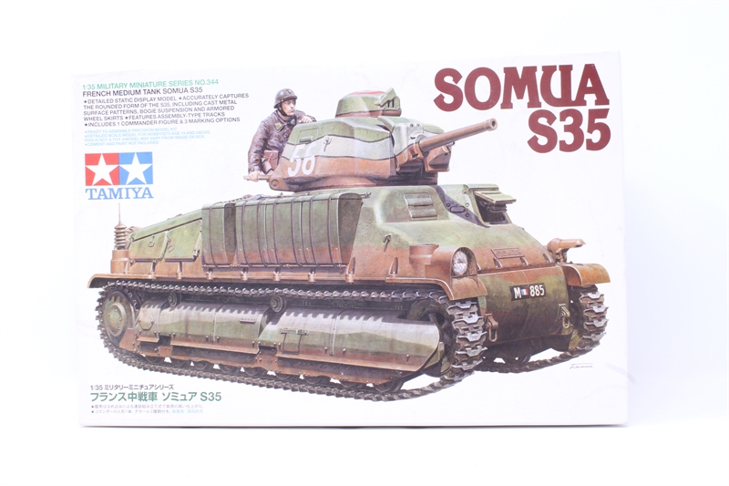 Tamiya 35344TAM Somua S35 Medium Tank - Hattons