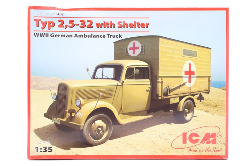 ICM 35402 Type 2, 5-32 Ambulance truck with shelter