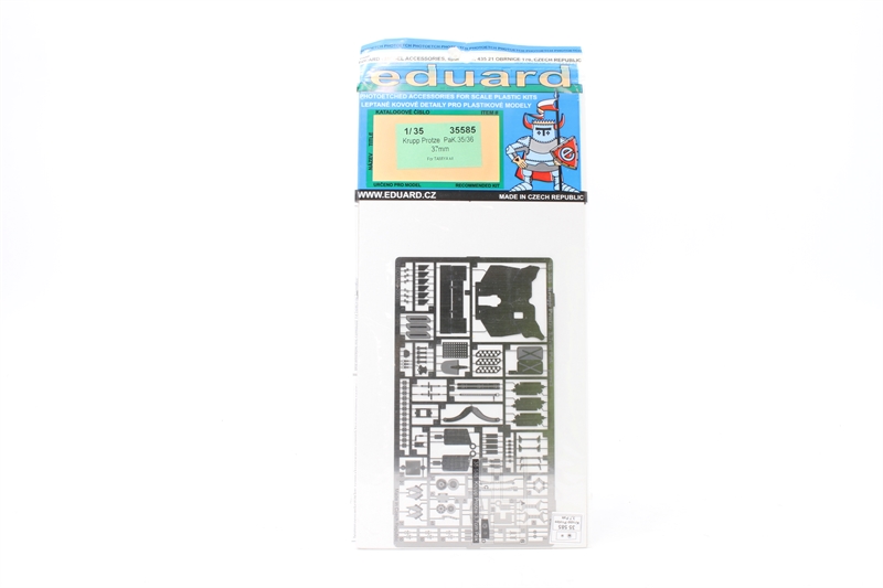 Eduard 35585EDU Krupp Protze 3.7cm PaK 35/36 for Tamiya Kit (35259)