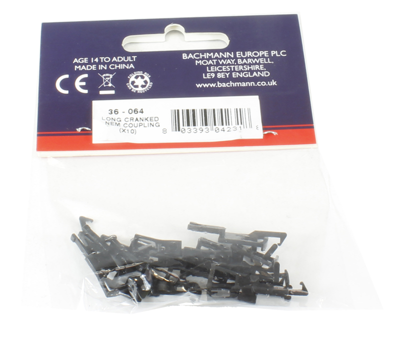Bachmann Branchline 36-064 Long Cranked NEM Coupling (x10) - Hattons