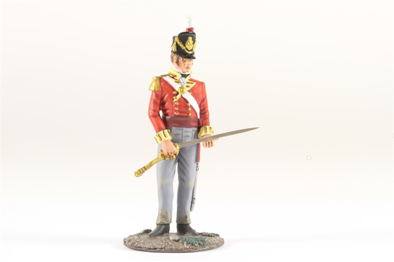 W.Britain 36096 British 44th Foot Regiment Battalion Company Officer