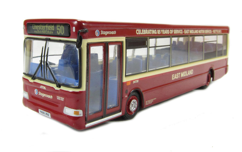 EFE 36704 Plaxton SLF Dart MkII 1 door East Midlands 85 Years bus ...