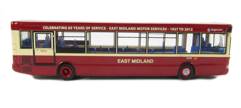 EFE 36704 Plaxton SLF Dart MkII 1 door East Midlands 85 Years bus ...
