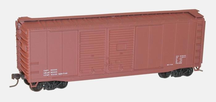 Accurail 3698ACU 40' AAR Double Door Steel Box Car Kit, - Hattons