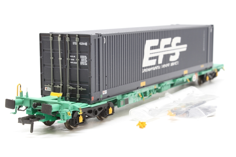 Bachmann Branchline 37-302a-70498217 Intermodal bogie wagons with 45ft