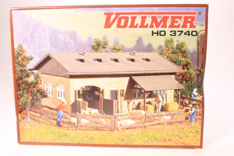 Vollmer 3740VOL Piggery (Pig Barn) HO Scale