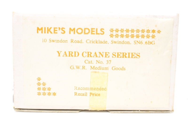 Mike's Models 37MM GWR Medium Goods Yard Crane - Hattons