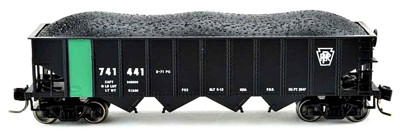 Bowser 38023BOW H21a 4-Bay Hopper, Penn Central (PRR Block "Ore Service ...