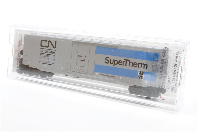 Micro-Trains 38330 50' steel plug door no roofwalk boxcar of the Canadian