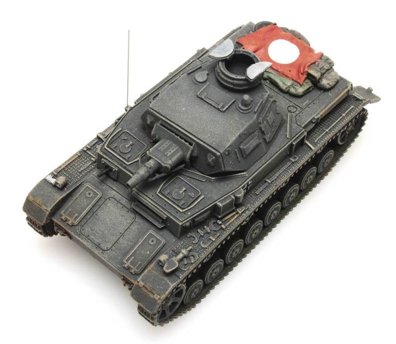 Artitec 387.318 Panzer IV Version D German Tank, Gray
