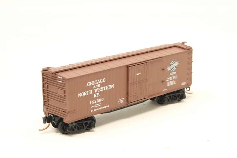 Micro-Trains 39160MIC 40' wood vertical brake wheel boxcar of the Chicago