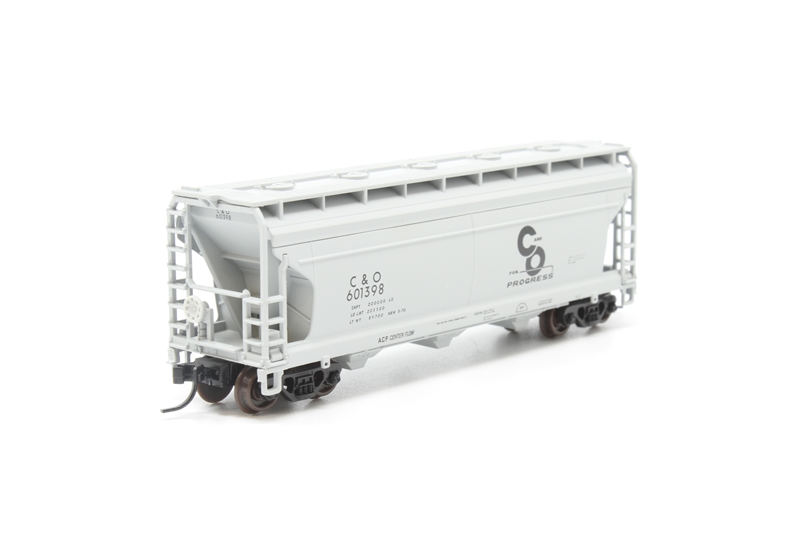 Atlas 39902A 3-bay ACF 3560 round hatch covered hopper of - Hattons