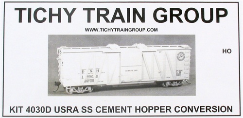 Tichy Train Group 4030DTTG USRA SS Cement hopper car Conversion Kit with