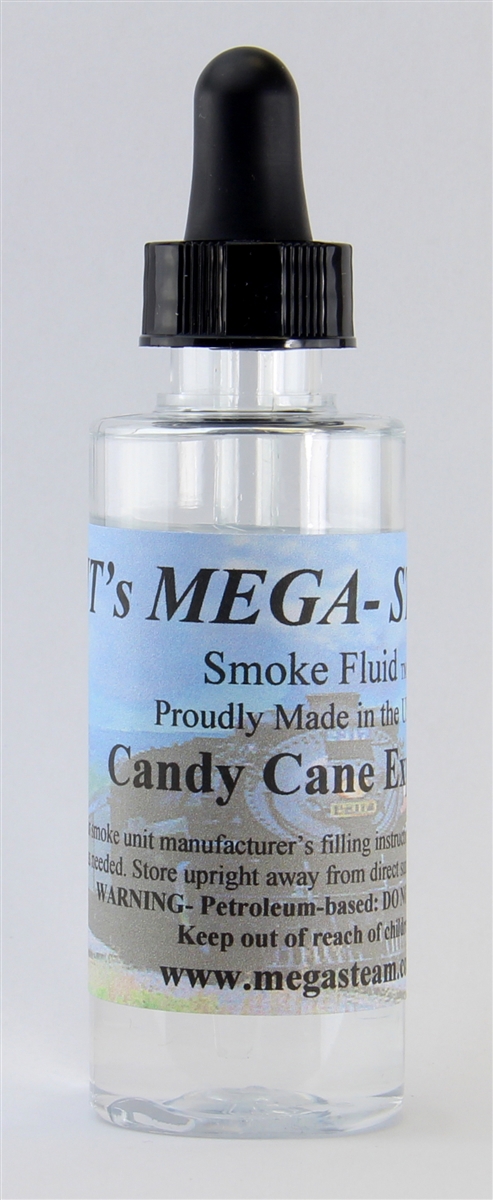 JT's Mega-Steam 4058971745 Candy Cane Express Smoke Fluid - 2oz