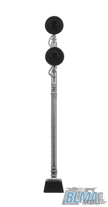 BLMA 4070BL1 Dual Head Searchlight Block Signal with Straight Ladder