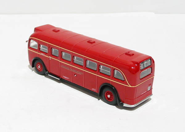 Corgi OM41008.(C) AEC 4Q4 s/deck bus in "London Transport" central red ...