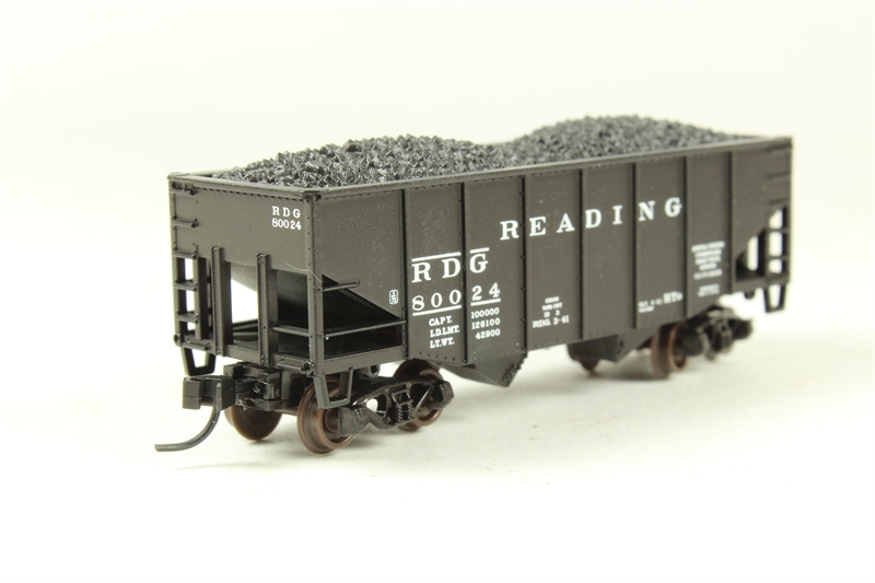 Atlas 41348 2-bay 55t open hopper of the Reading Railway - black 80024