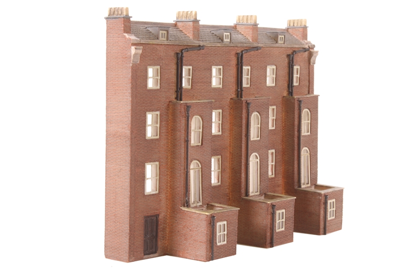 Graham Farish 42-227 Low relief Victorian Tenements (rear) - Hattons