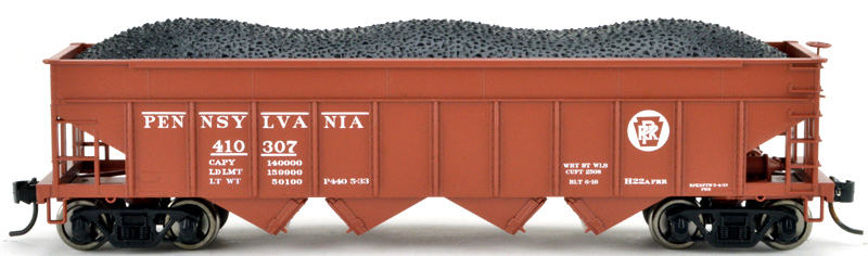 Bowser 42062 H22A 4-Bay open hopper car 'Pennsylvania' 410307