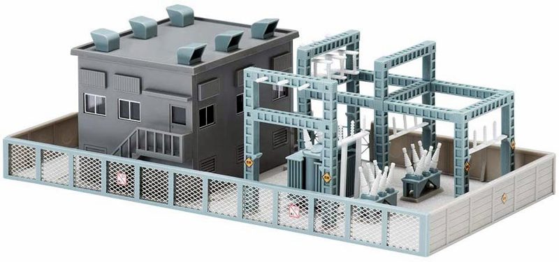 Tomix (Tomytec) 4223TMX 4245 Substation Kit (Gray) - Hattons