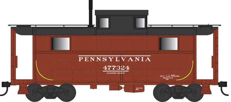 Bowser 42556BOW N5 Caboose, Pennsylvania Railroad - Hattons