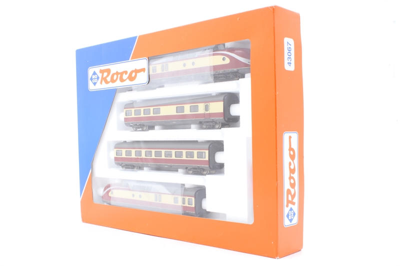 Roco 43067ROCO Class 601 4-car railcar of the DB
