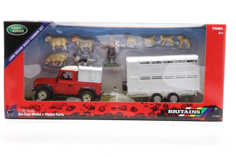 Britains 43138A2 Land Rover sheep farmer set - Hattons
