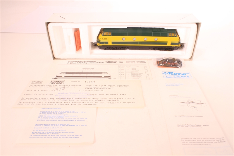 Roco 43544 Type 62 Diesel Locomotive 6246 of the Belgian SNCB