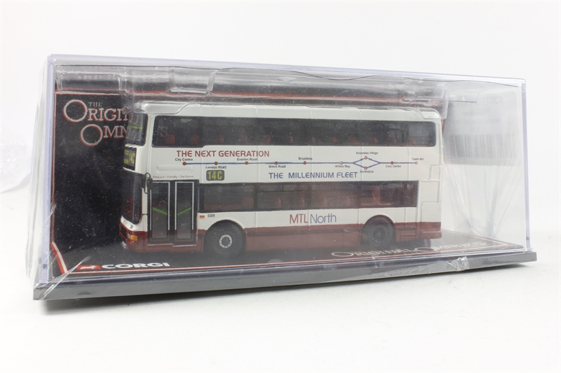Corgi 43611 Volvo Olympian / NC Palatine 2 d/deck bus "MTL - Hattons